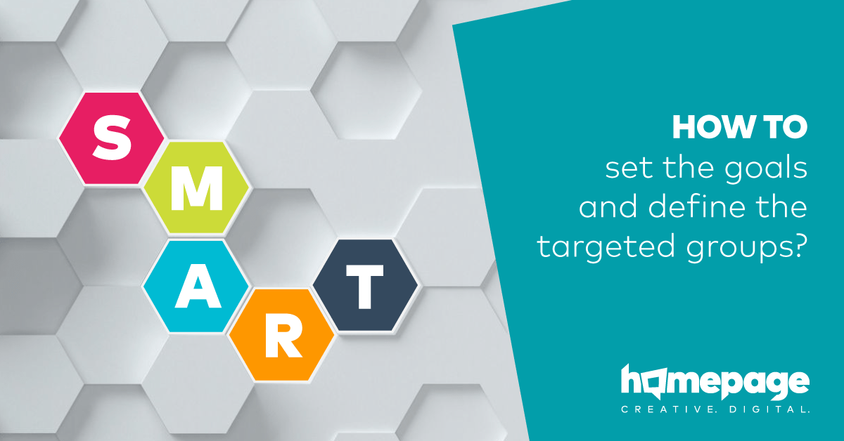 The goals and the targeted groups - Homepage