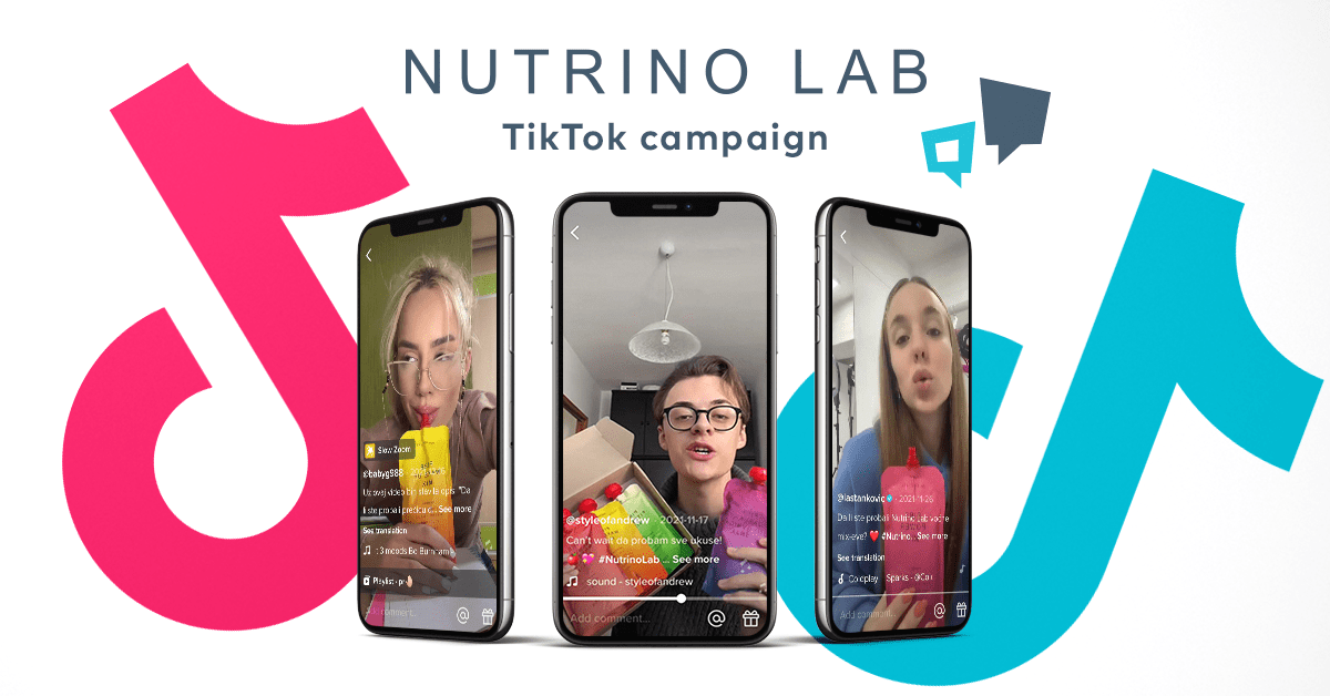 TIKTOK CAMPAIGN NUTRINO LAB - Homepage