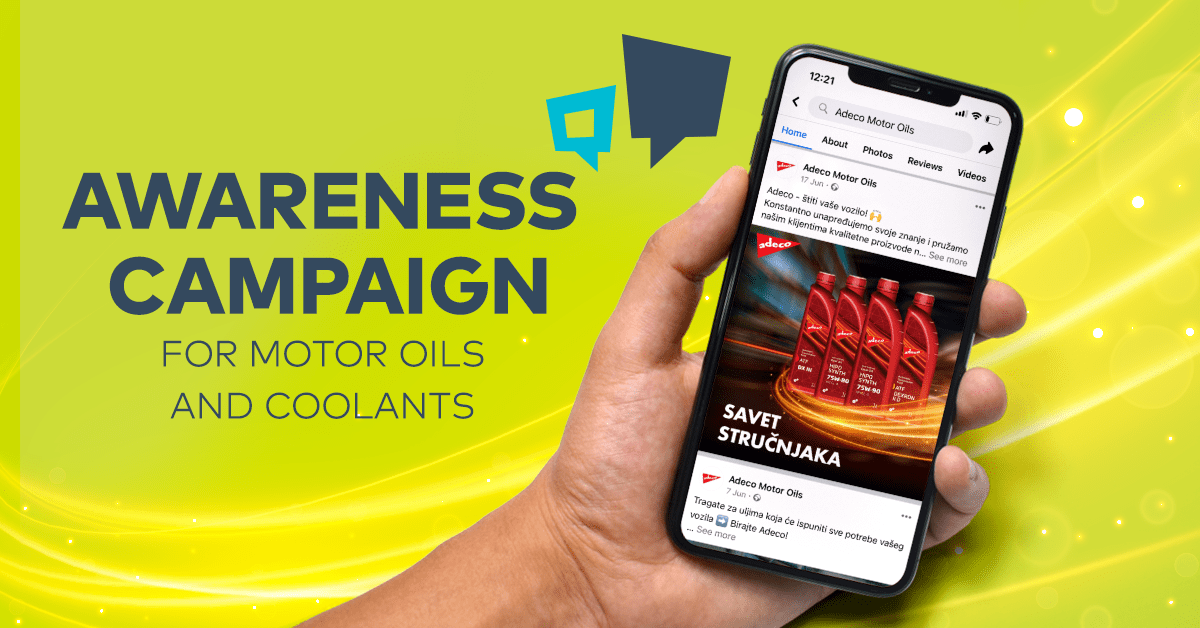 Awareness campaign for motor oils and coolants - Homepage